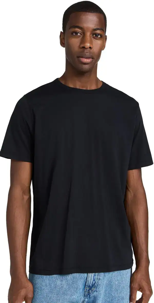 Our Legacy New Box T-Shirt - Black Clean Jersey | Editorialist